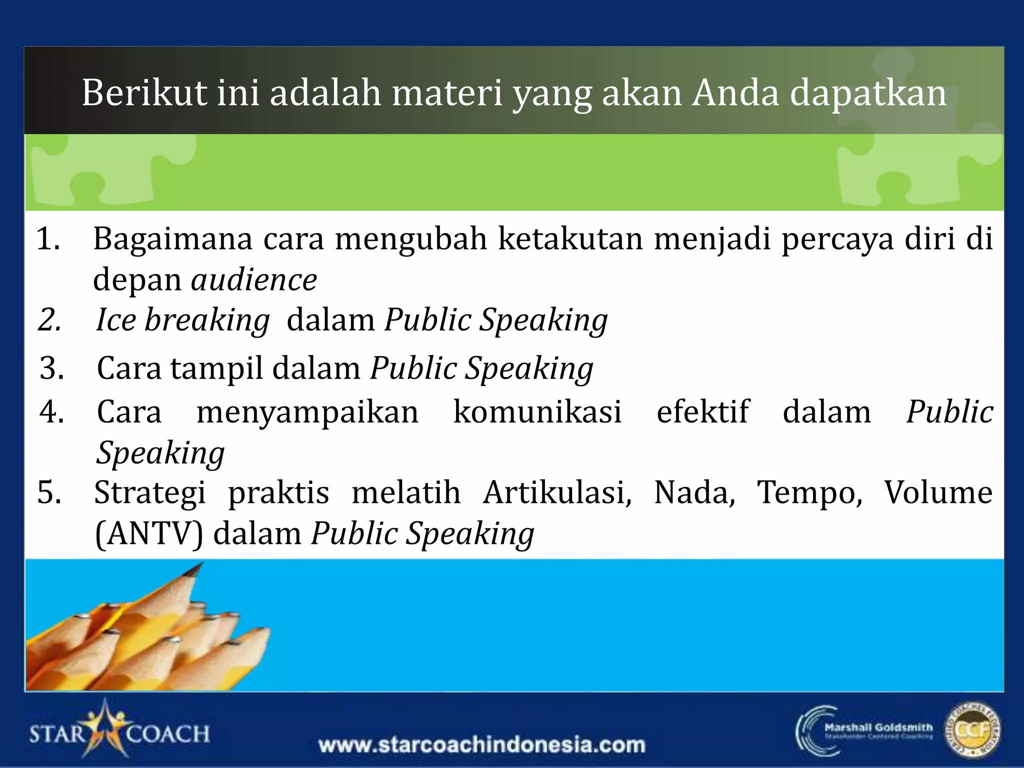The secret of influence people with public speaking | PPTX