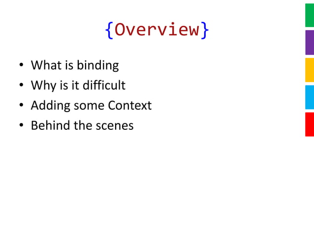 The secret sauce behind {binding} in xaml | PPT