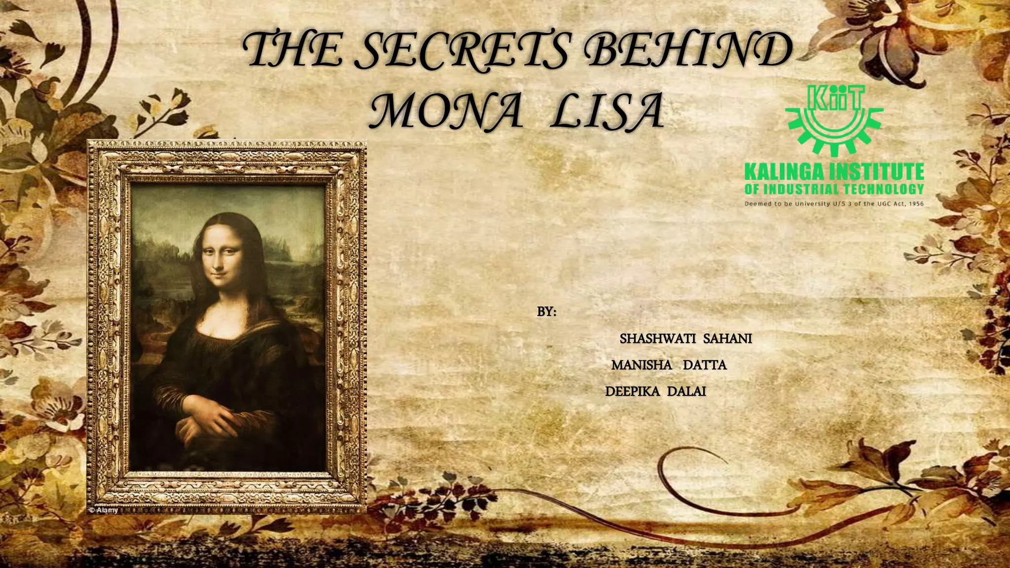 The Secrets Behind Mona Lisa | PPTX
