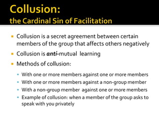 The secrets of facilitation | PPTX