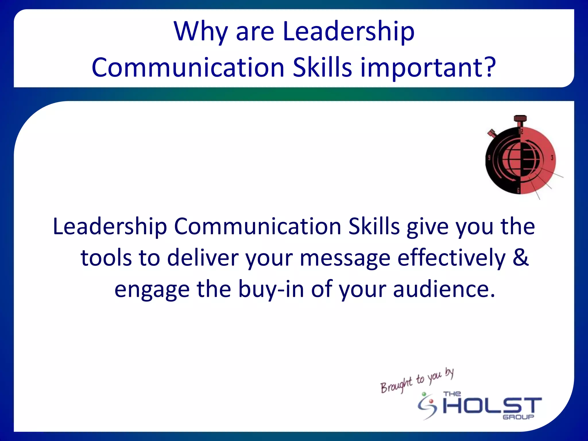 The Secrets of Great Leadership Communication Skills | PPTX