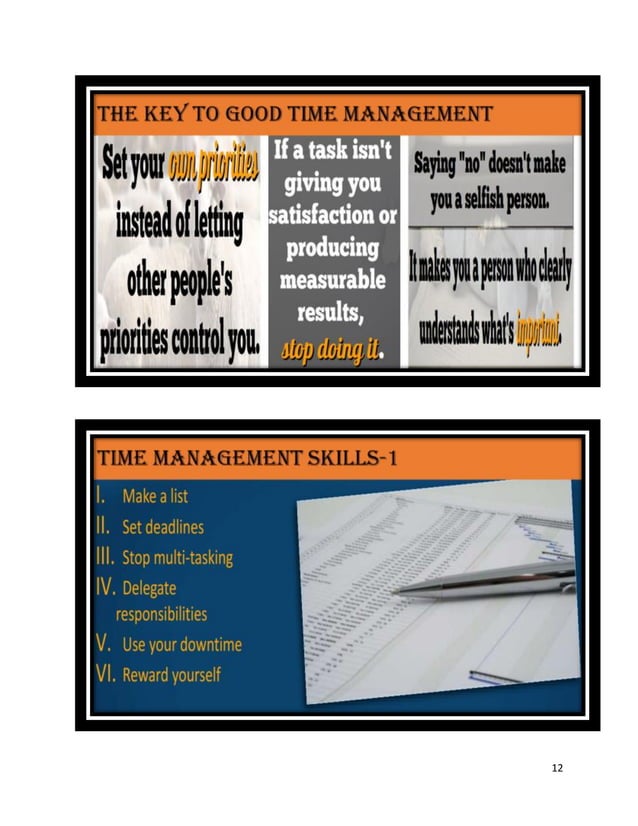 THE SECRETS OF TIME MANAGEMENT | PDF
