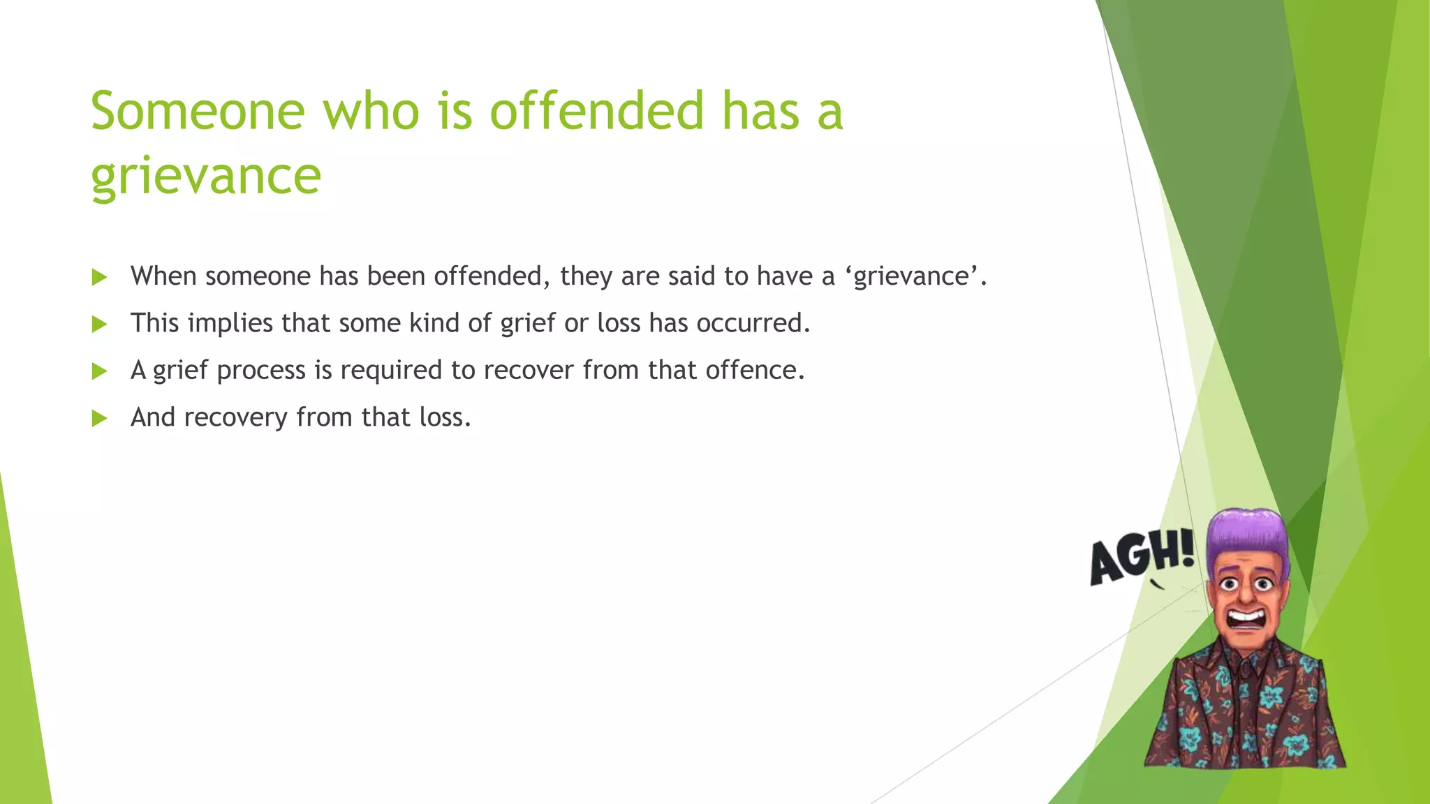 The Cycle of Offence | PPTX