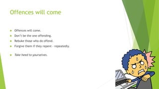 The Cycle of Offence | PPTX