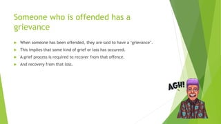 The Cycle of Offence | PPTX