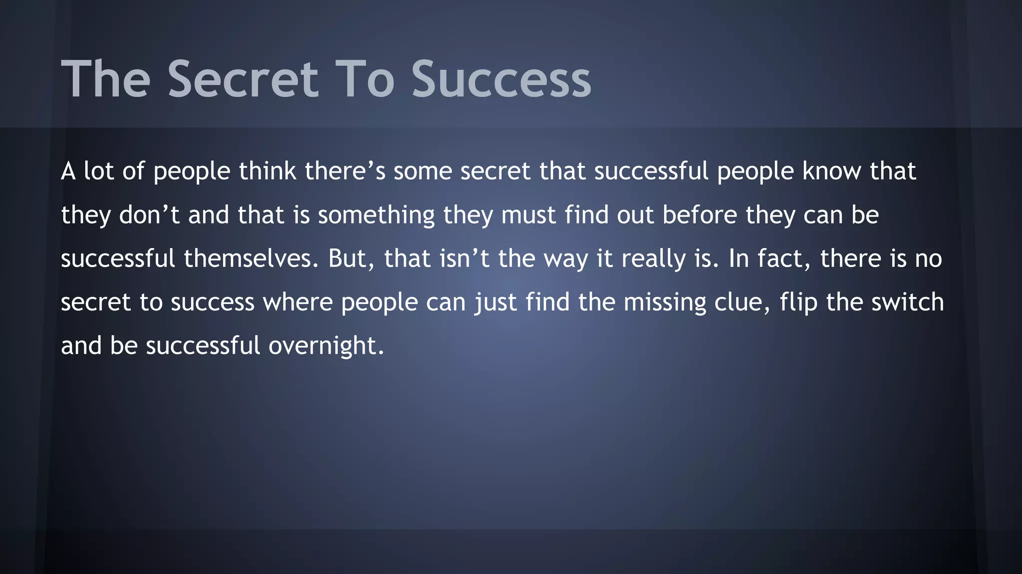 The Secret To Success Is Your Mindset | PDF