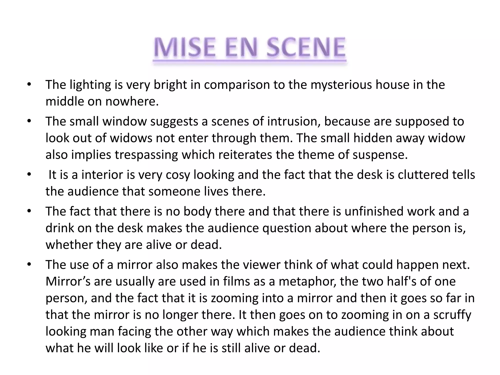 The secret window | PPTX