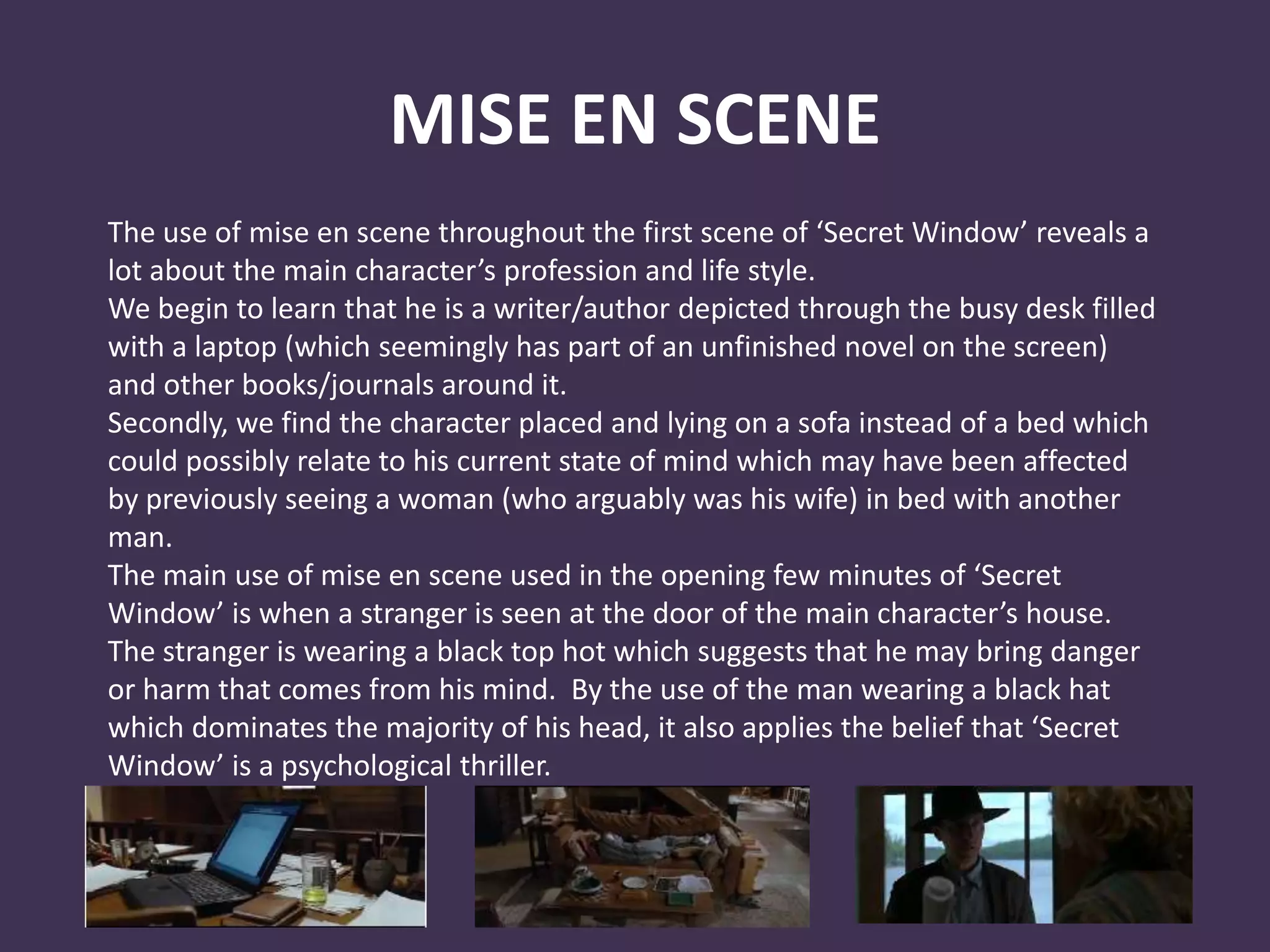 The Secret Window by David Koepp | PPT