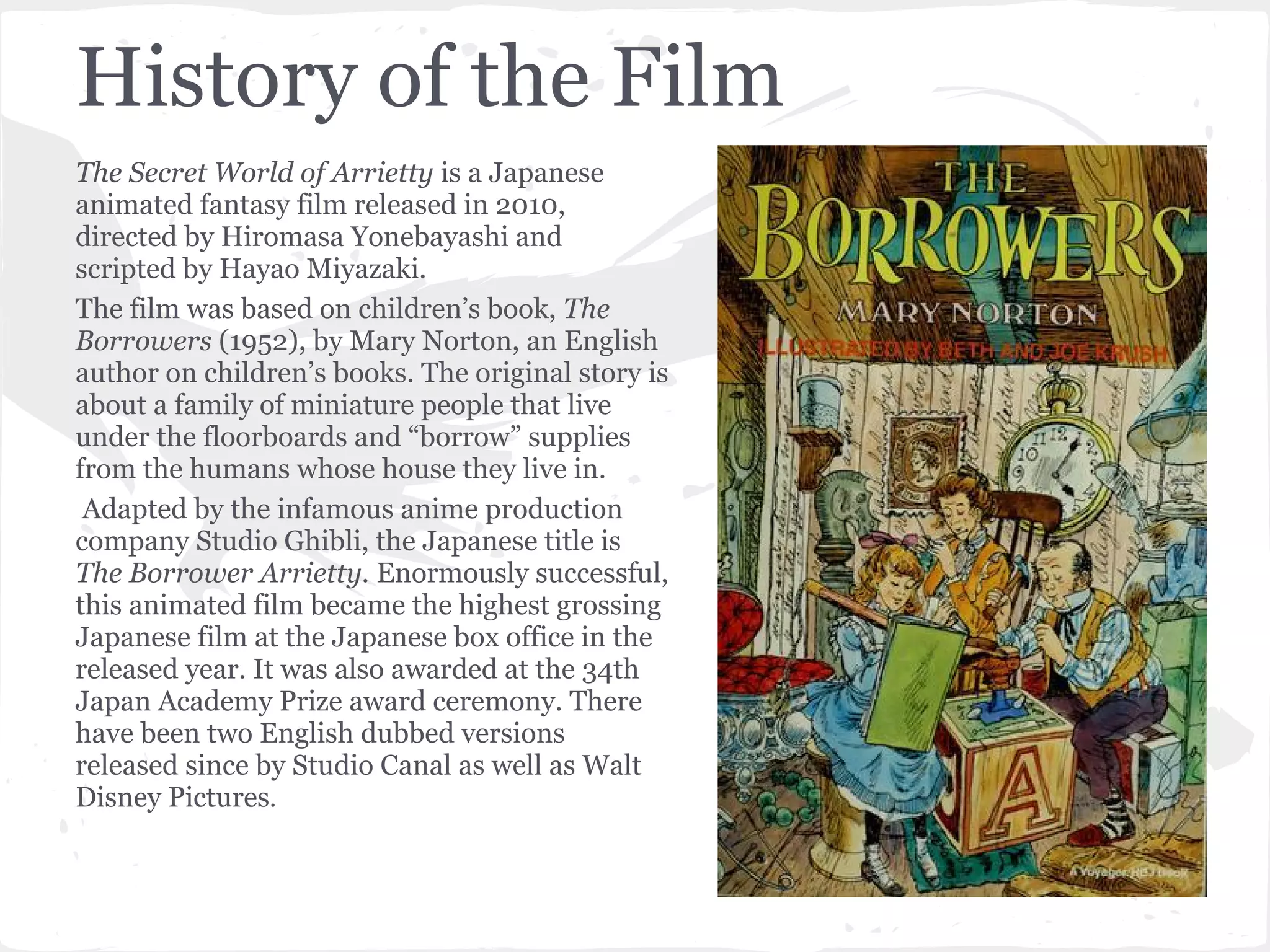 The secret world of arrietty | PDF