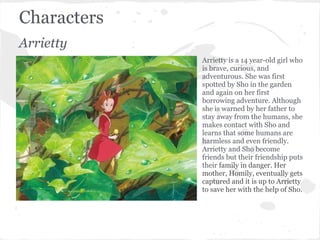 The secret world of arrietty | PDF