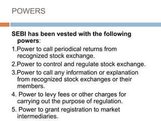 Securities and Exchange Board of India | PPTX