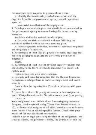 The security consulting firm that you work for has been awarded a co.docx