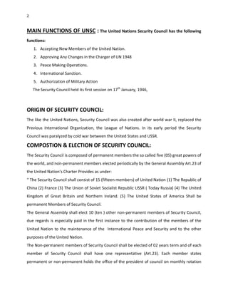 The security council [ INTERNATIONAL LAW] | PDF