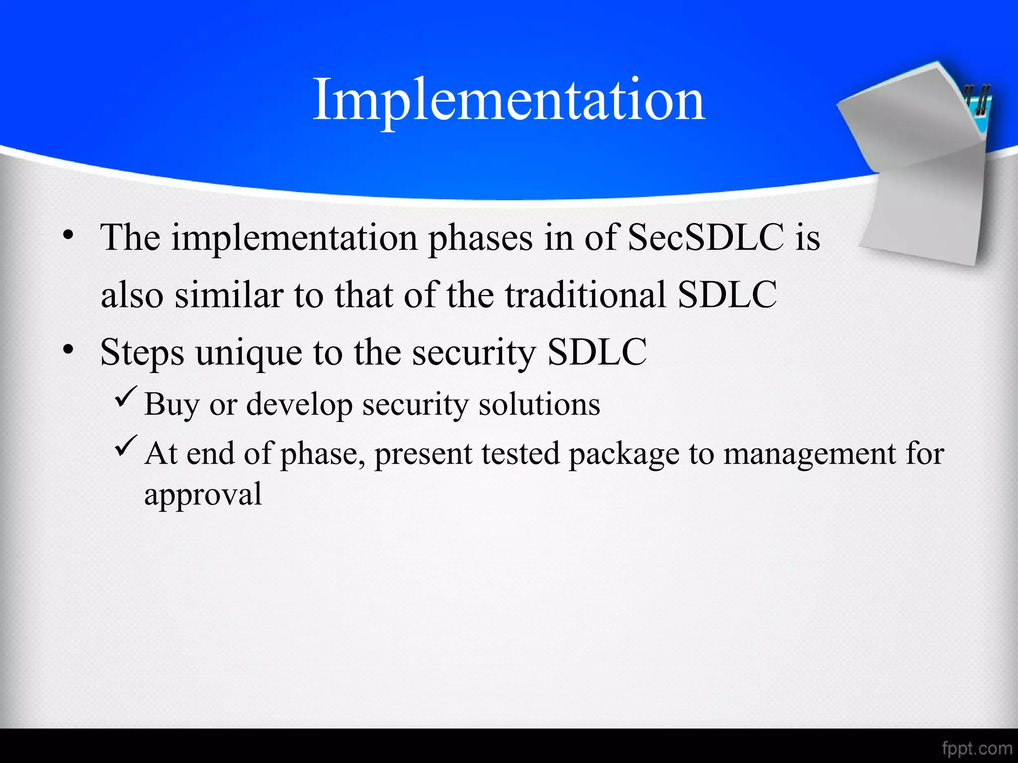 The security sdlc | PPT