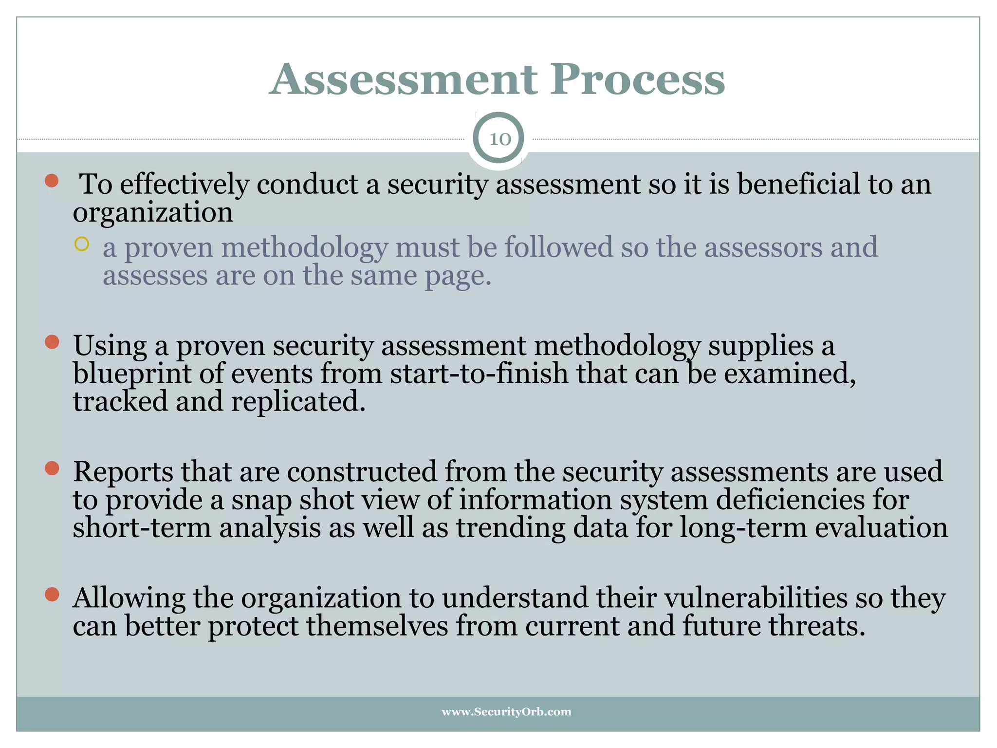 The Security Vulnerability Assessment Process & Best Practices | PPT