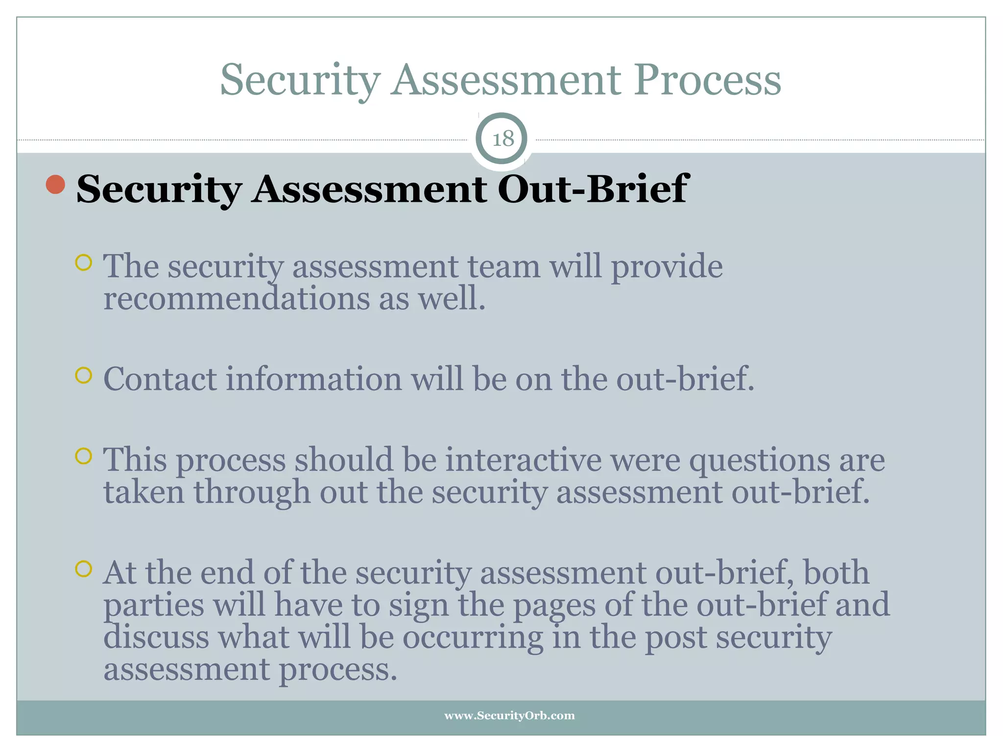 The Security Vulnerability Assessment Process And Best Practices Ppt