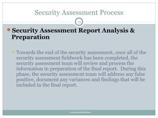 The Security Vulnerability Assessment Process & Best Practices | PPT