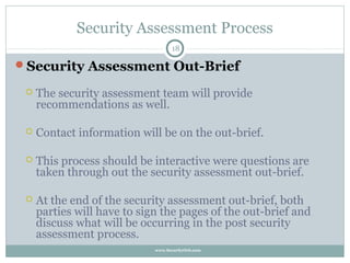 The Security Vulnerability Assessment Process & Best Practices | PPT