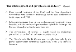 The seed & biotech industry | PPT