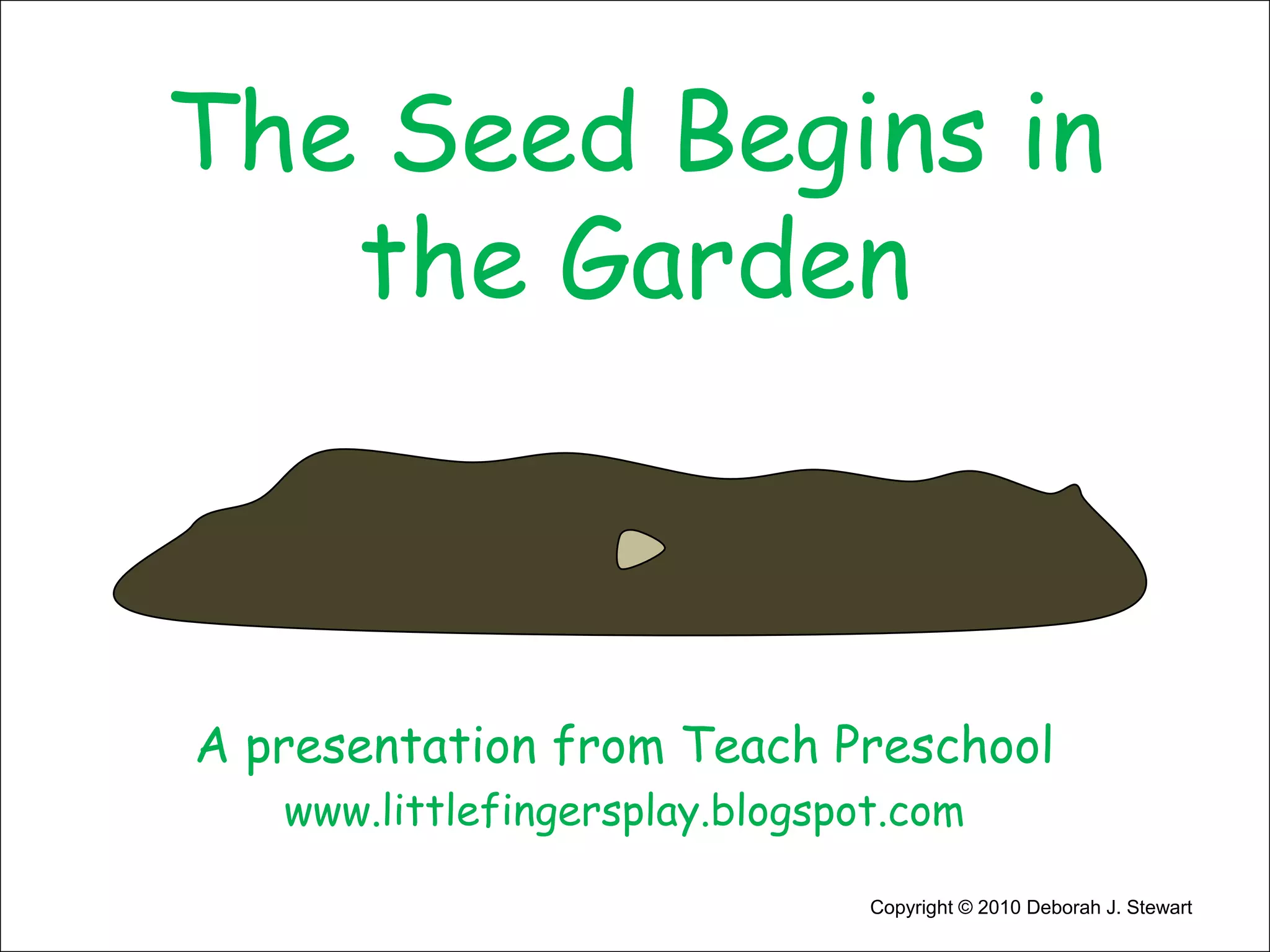 The seed grows | PPTX