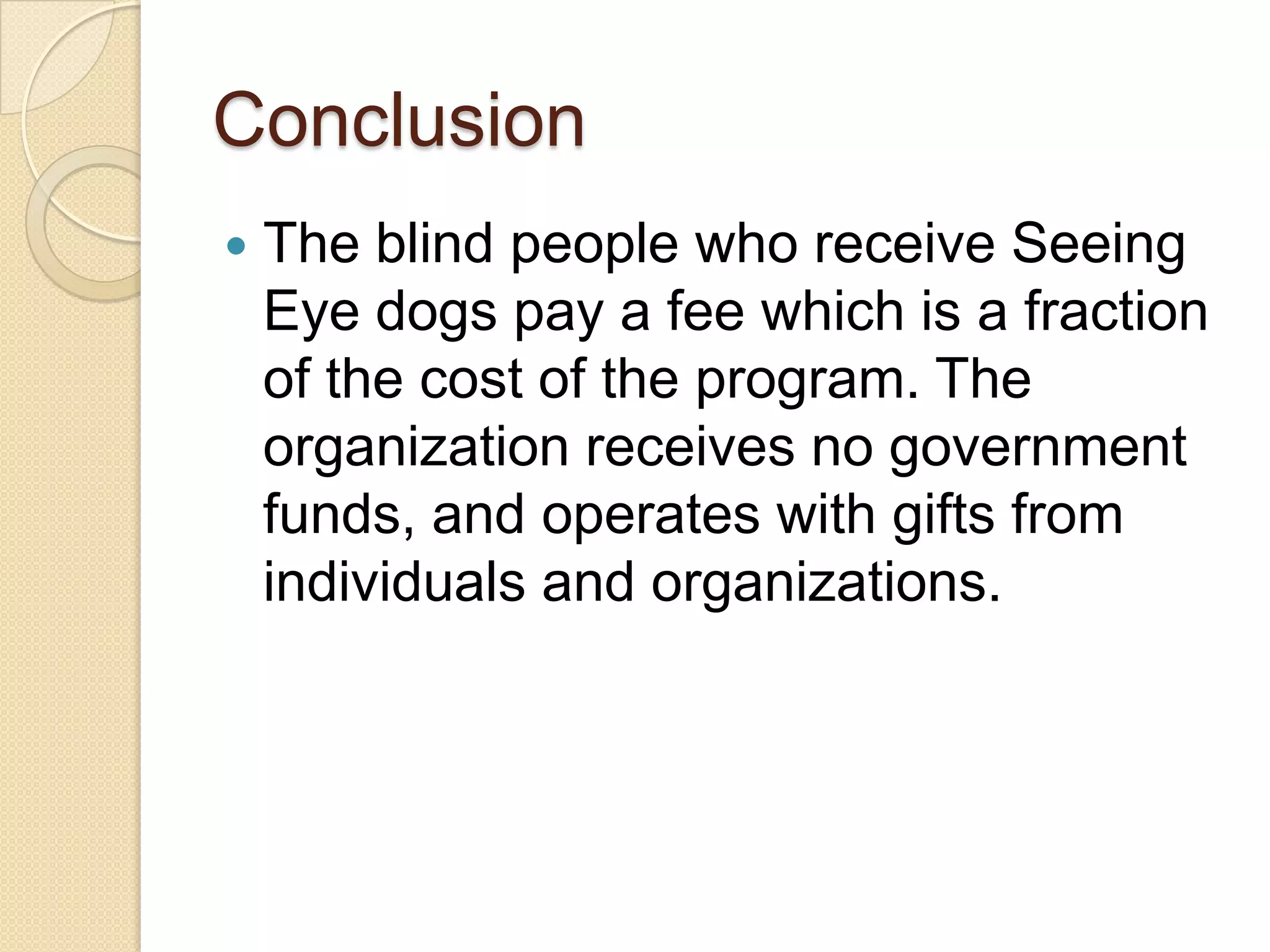 The Seeing Eye Dog | PPT