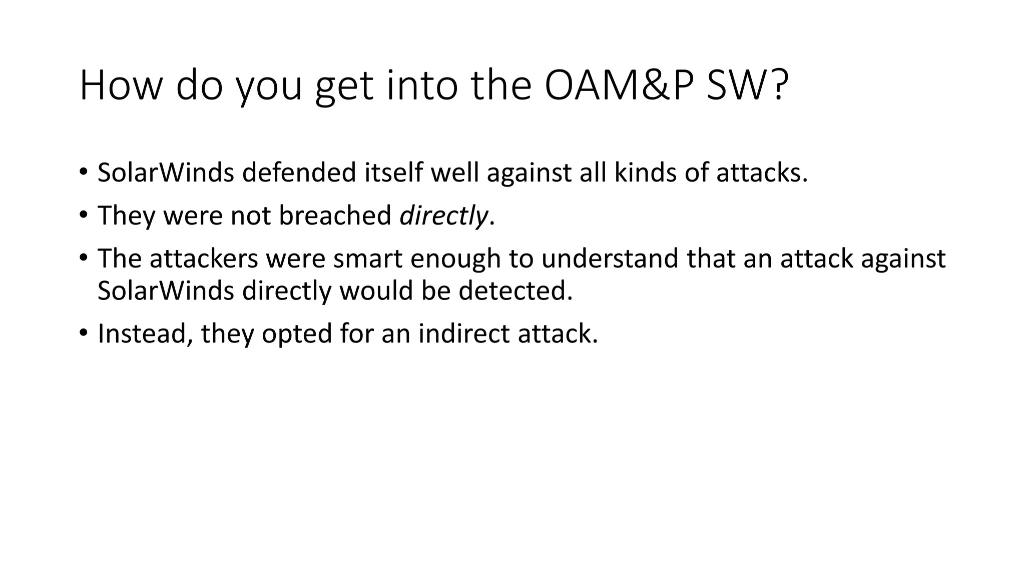 The Seismic Impact of the SolarWinds Hack | PPTX