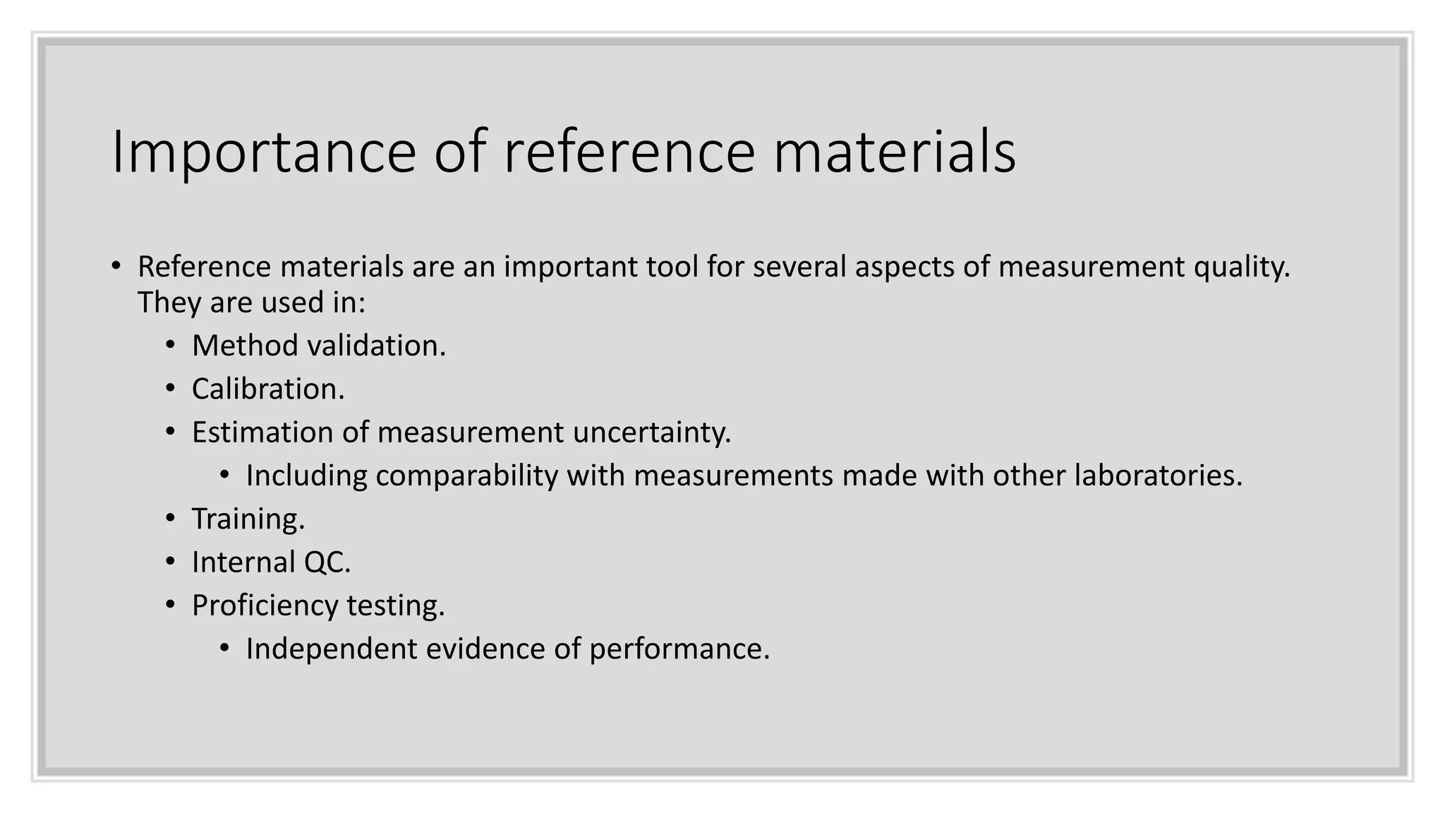 The selection and use of reference materials | PPTX