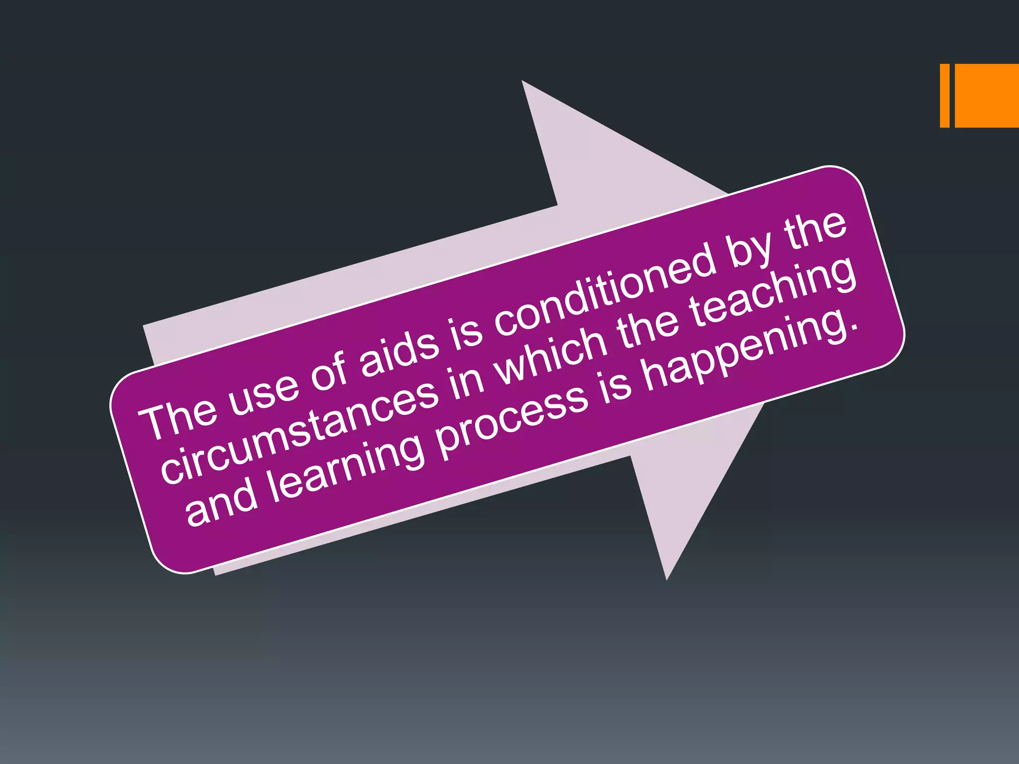 The selection and use of supplementary materials and | PPTX