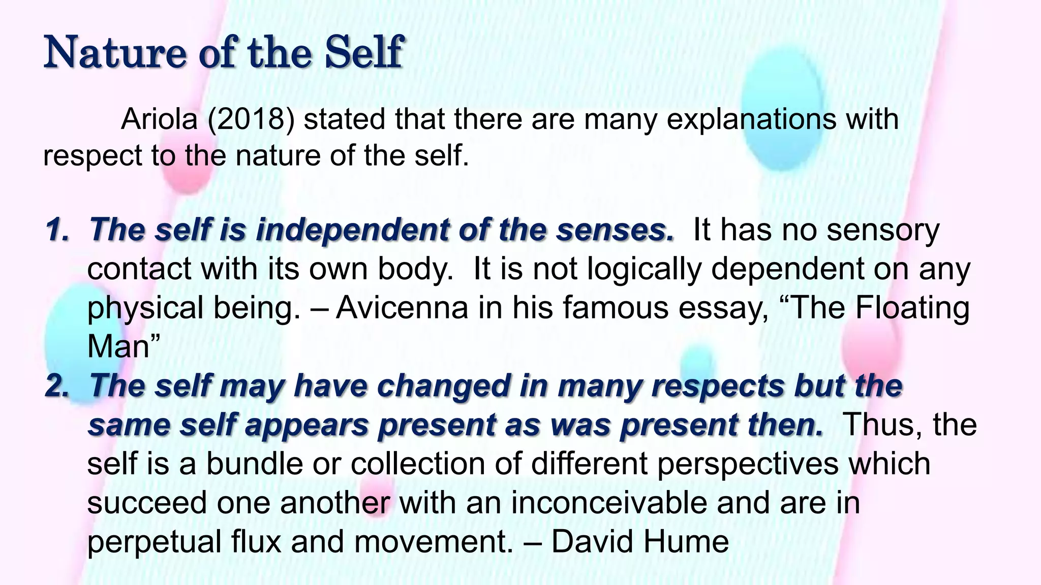 The Self Definition, Nature and Significance.pptx