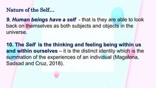 The Self Definition, Nature and Significance.pptx