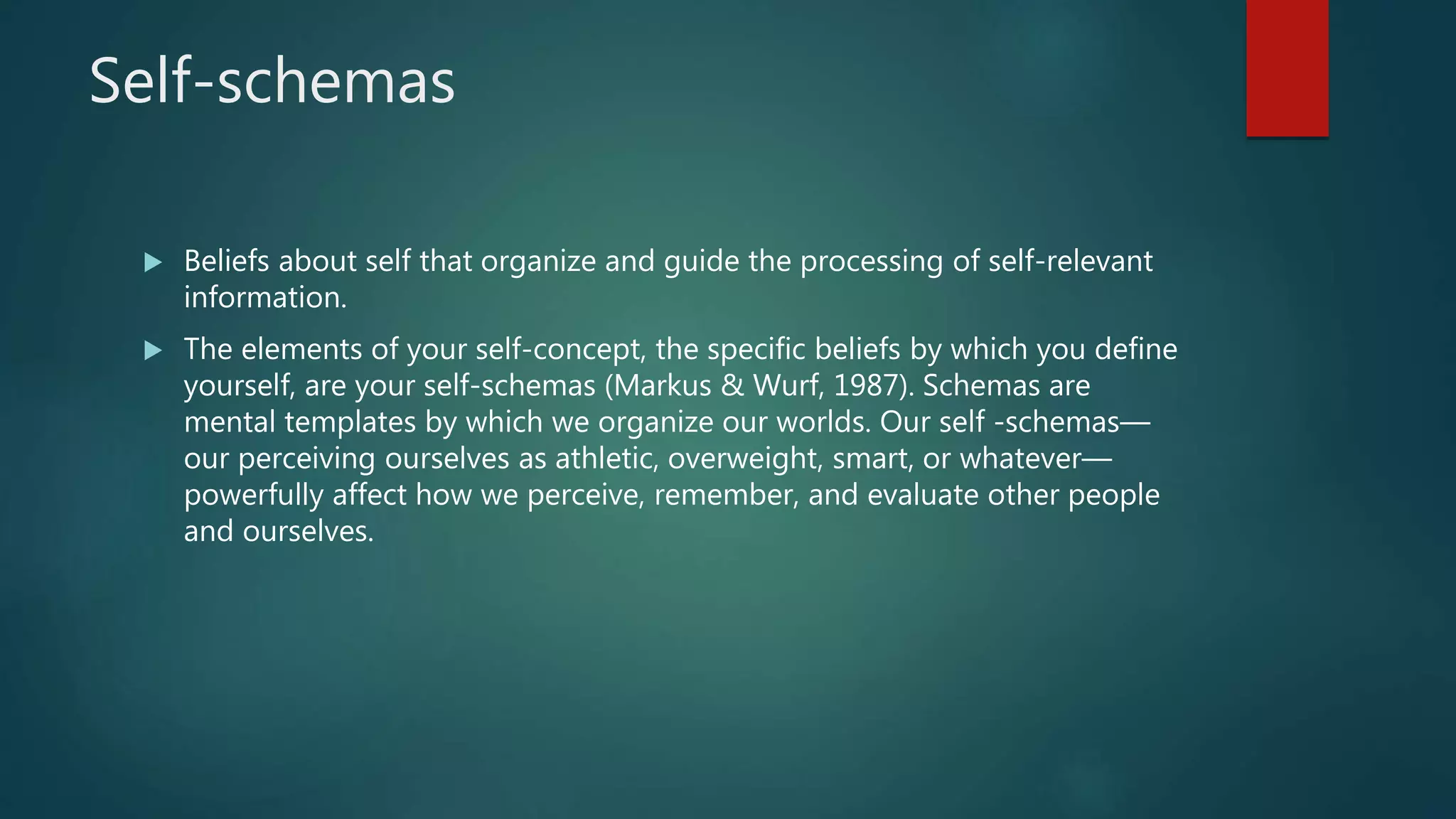 The self in the social world | PPTX