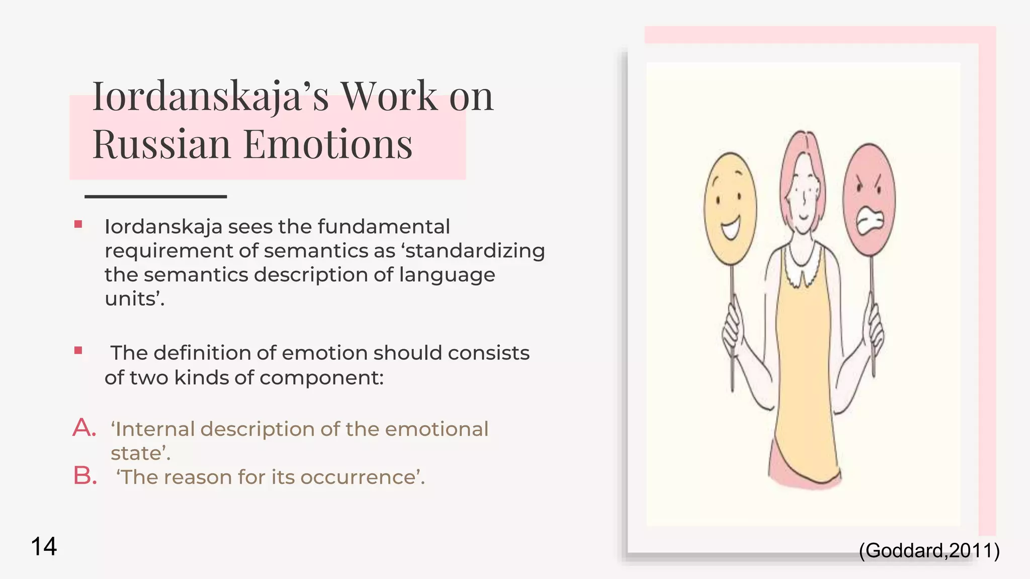 The semantics of emotions, ch4 | PPT