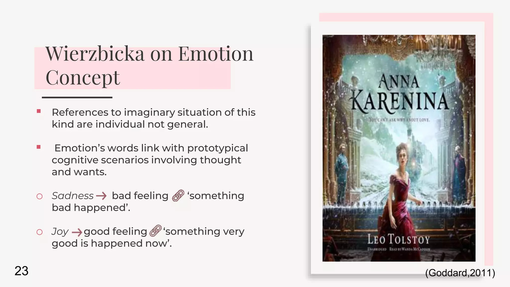 The semantics of emotions, ch4 | PPT