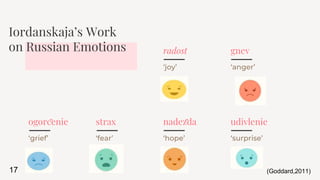 The semantics of emotions, ch4 | PPT