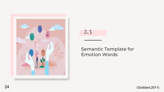 The semantics of emotions, ch4 | PPT