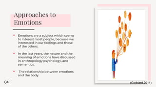 The semantics of emotions, ch4 | PPTX