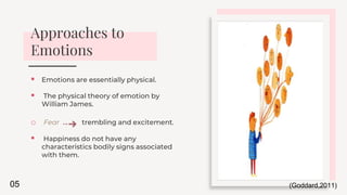 The semantics of emotions, ch4 | PPT