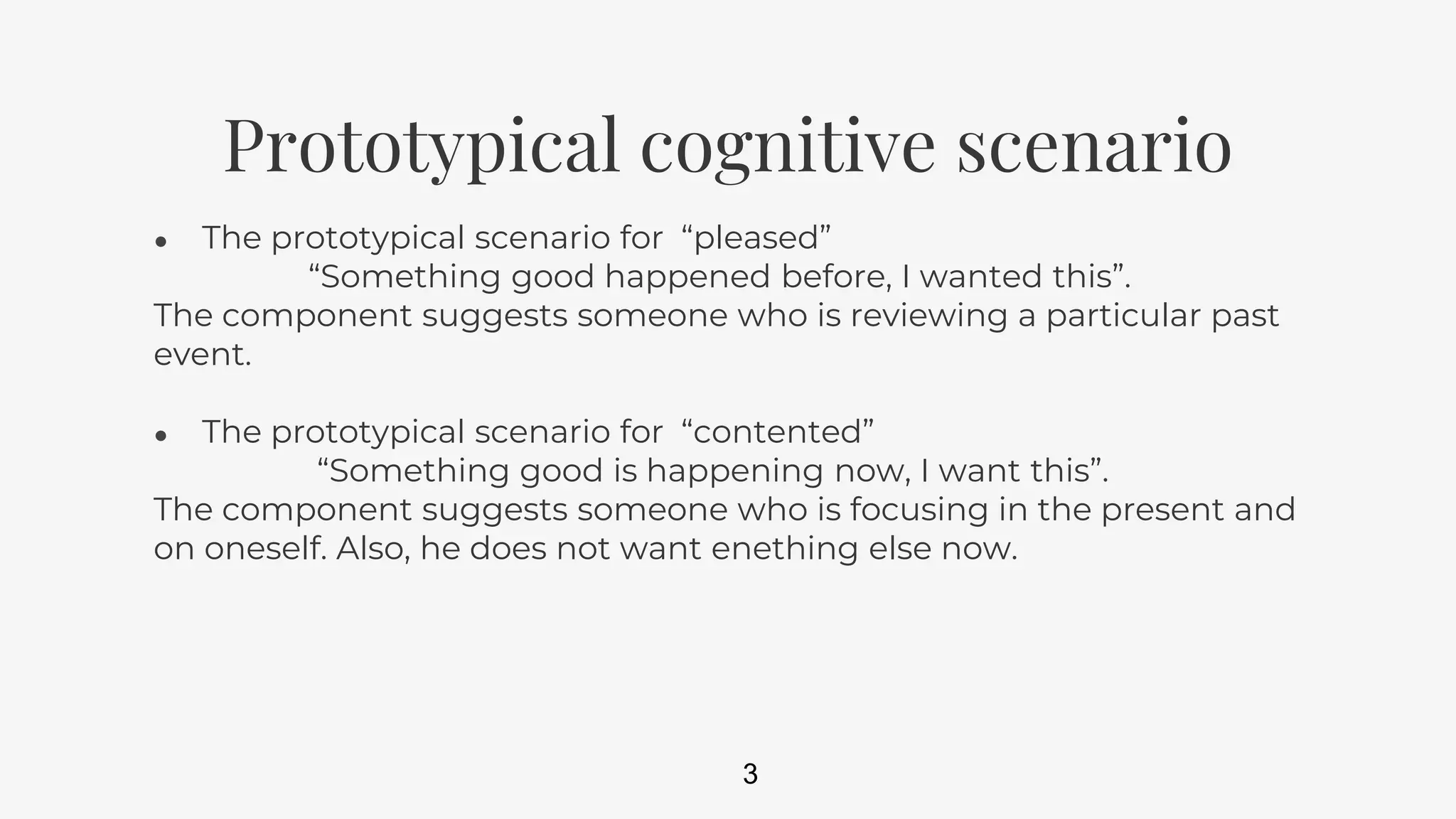 The semantics of emotions, semantics | PPT