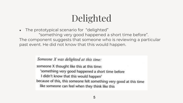 The semantics of emotions, semantics | PPT