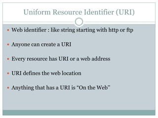 The semantic web | PPTX