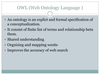 The semantic web | PPTX