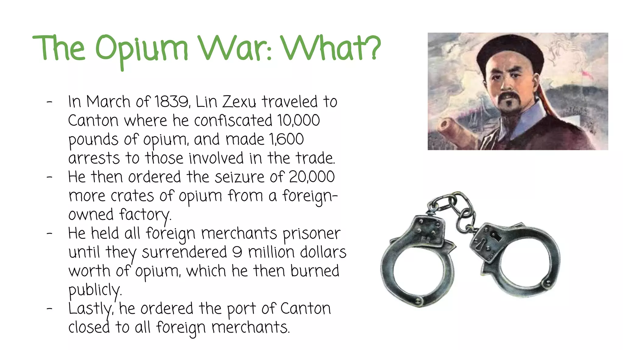 Opium War Presentation | PDF