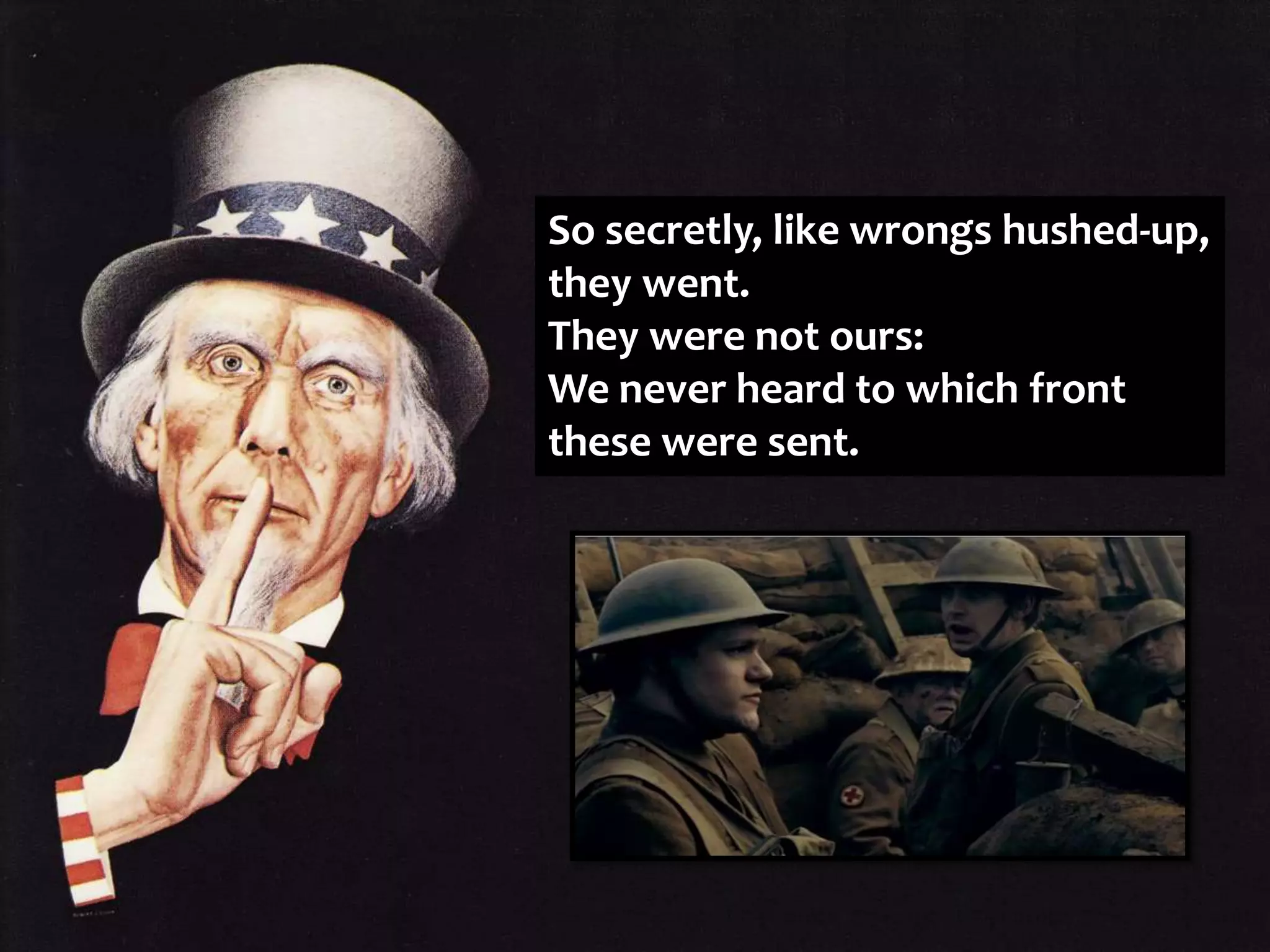 The Send Off - Wilfred Owen | PDF