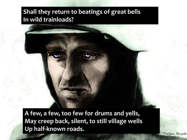 The Send Off - Wilfred Owen | PDF