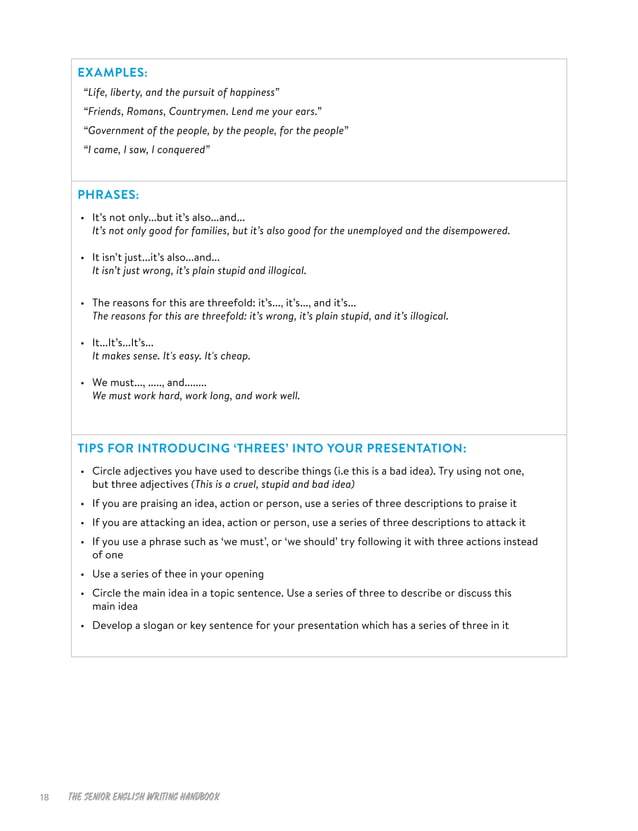 The Senior English Writing Handbook - Third Edition | PDF | Books and ...