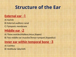 The Sense of hearing Physiology medicine.pptx