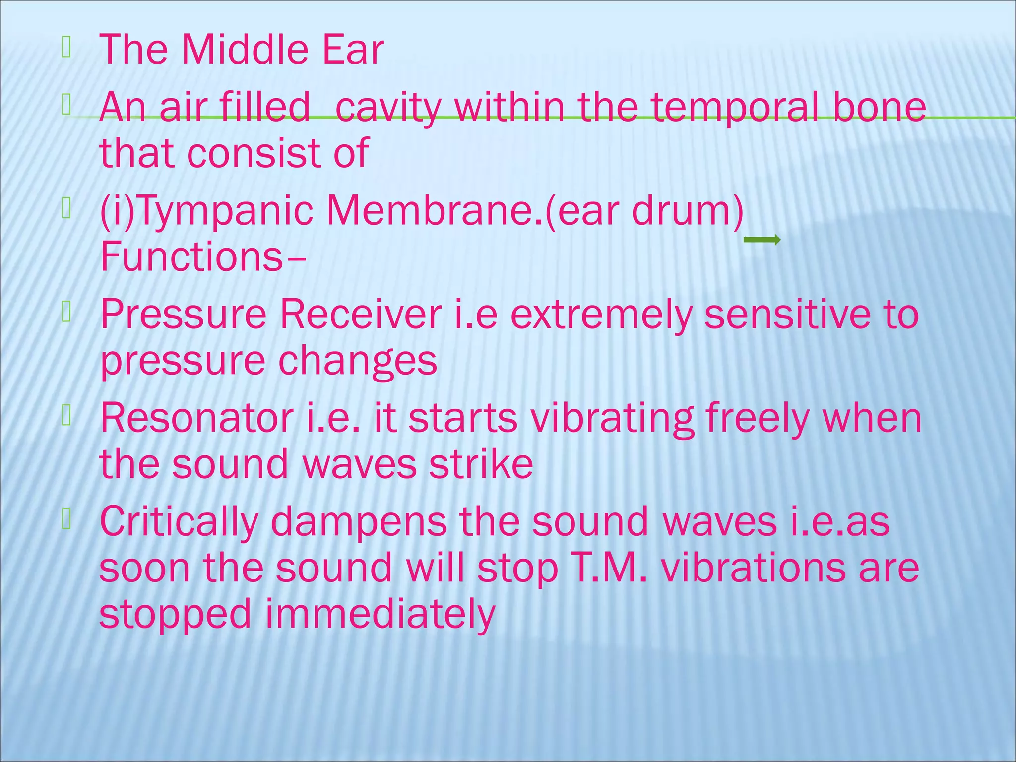 The sense of hearing | PPT