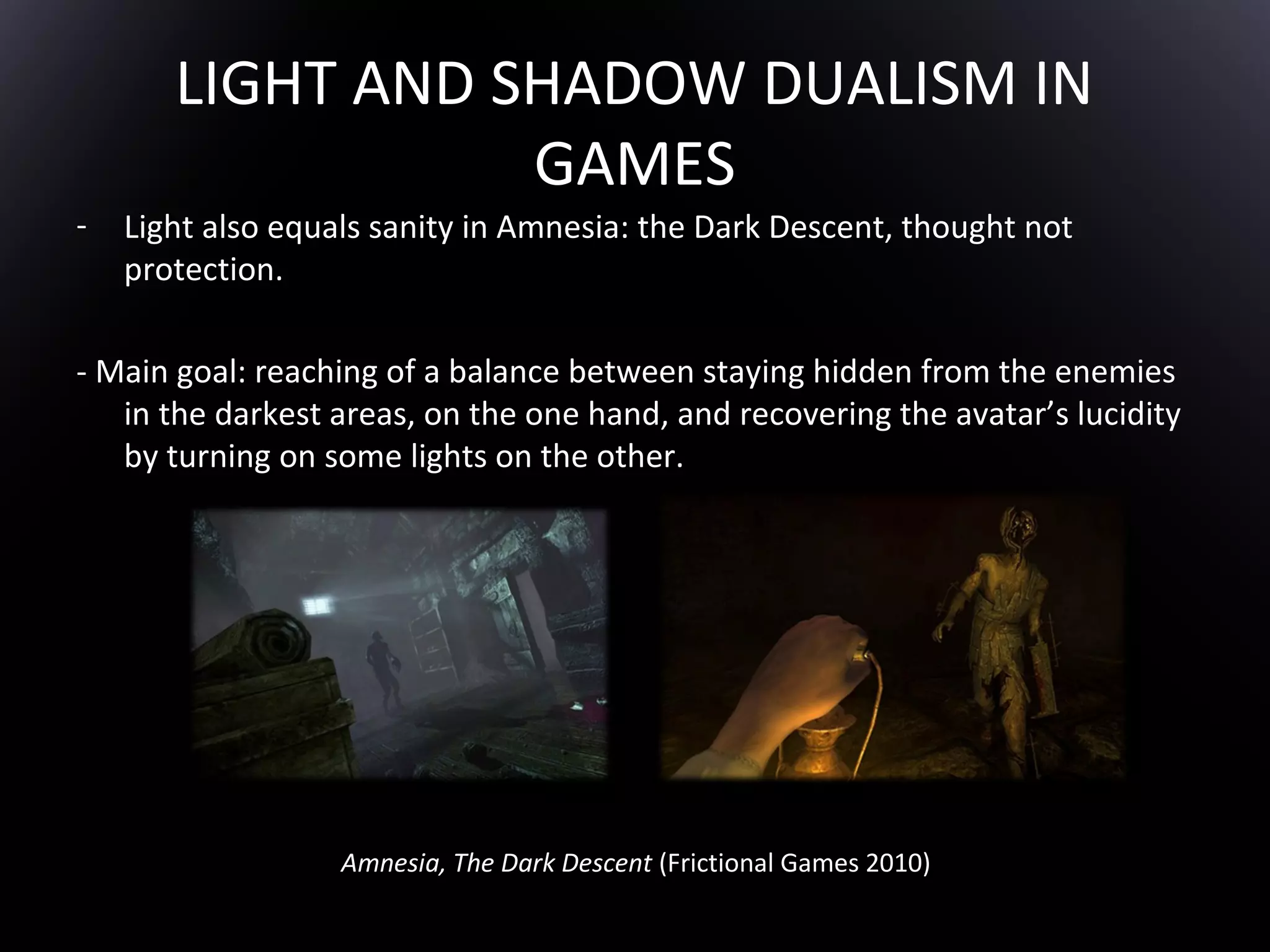The Sense of Lighting inside Game Worlds | PPT