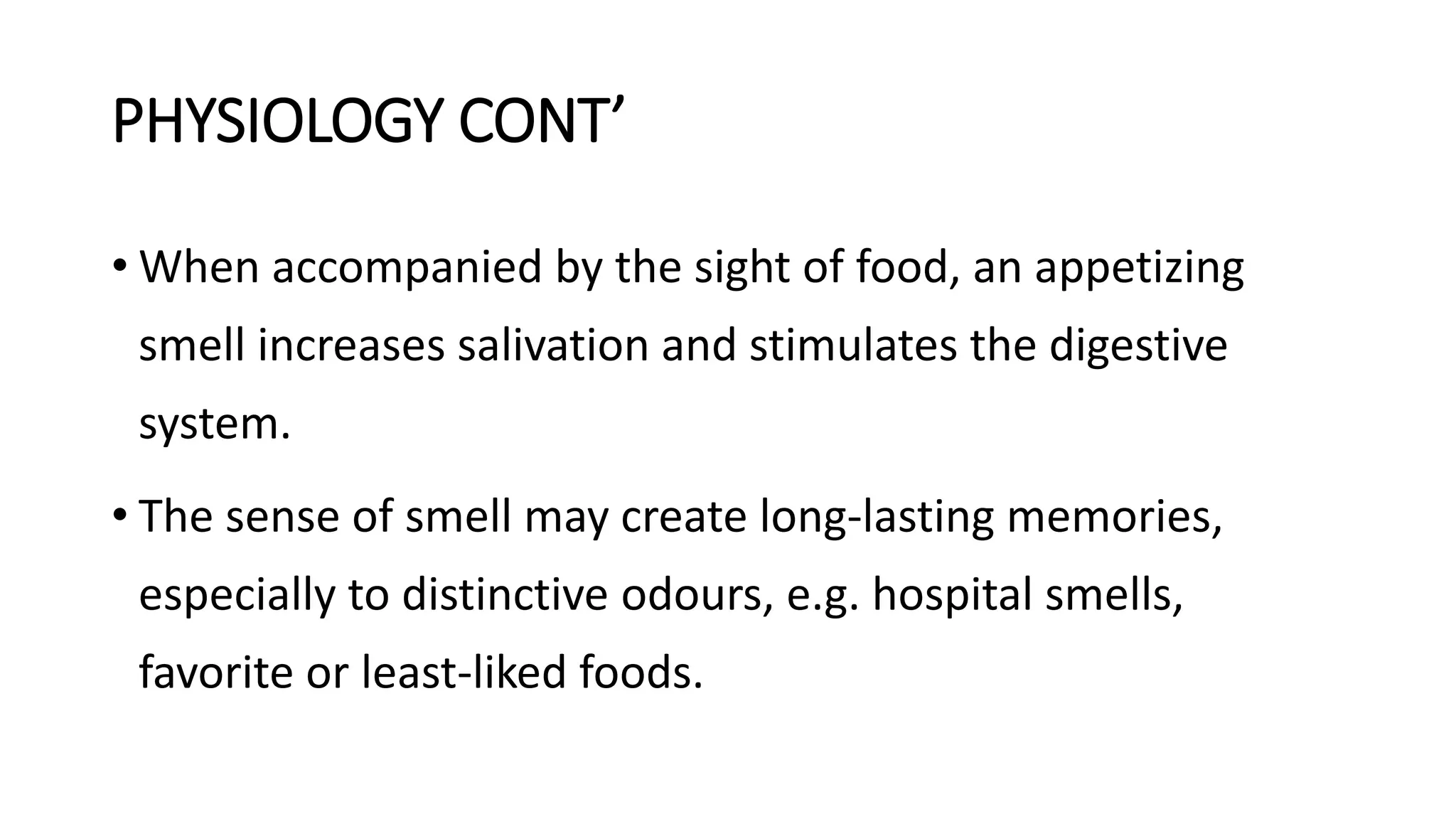 The sense of smell | PDF