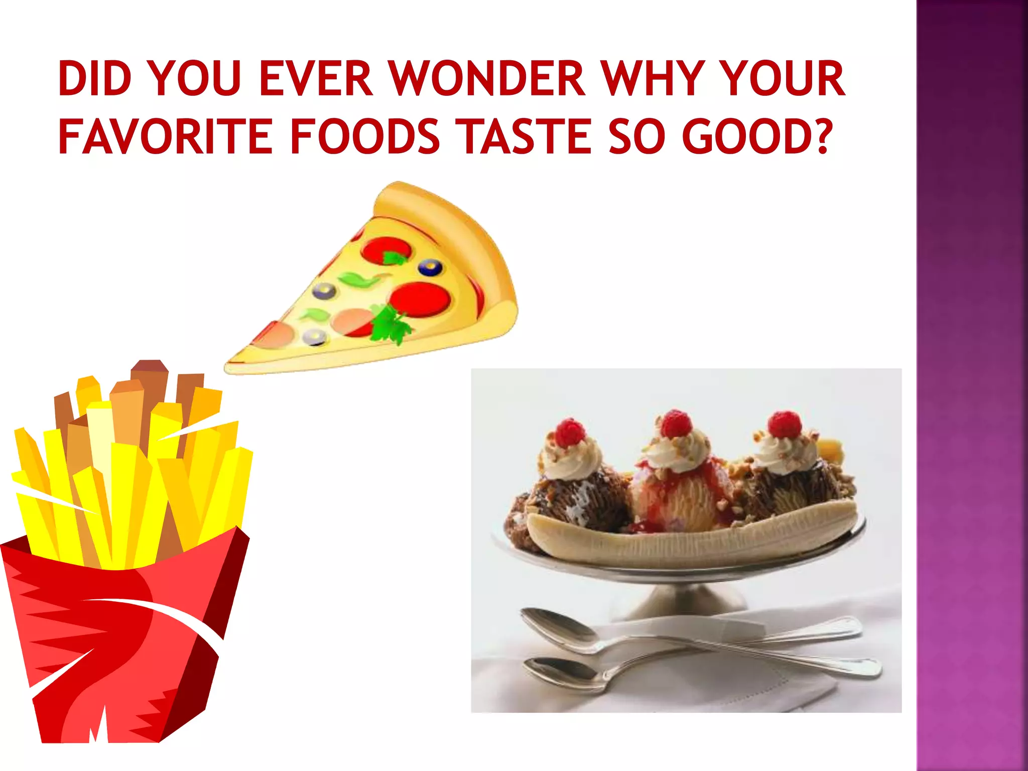 1st Grade - the sense of taste | PPTX